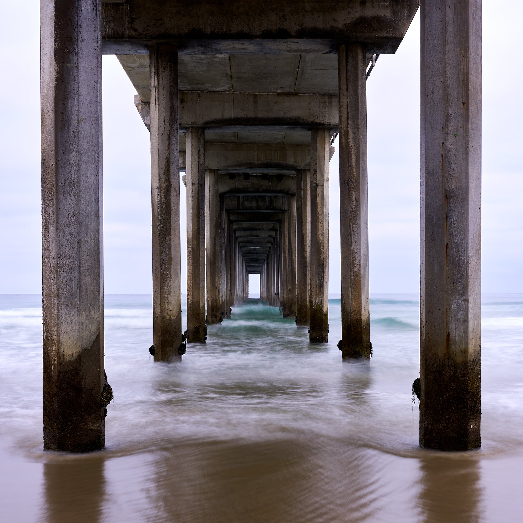 Dawn at Scripps Pier - Square – David Beavis Fine Art